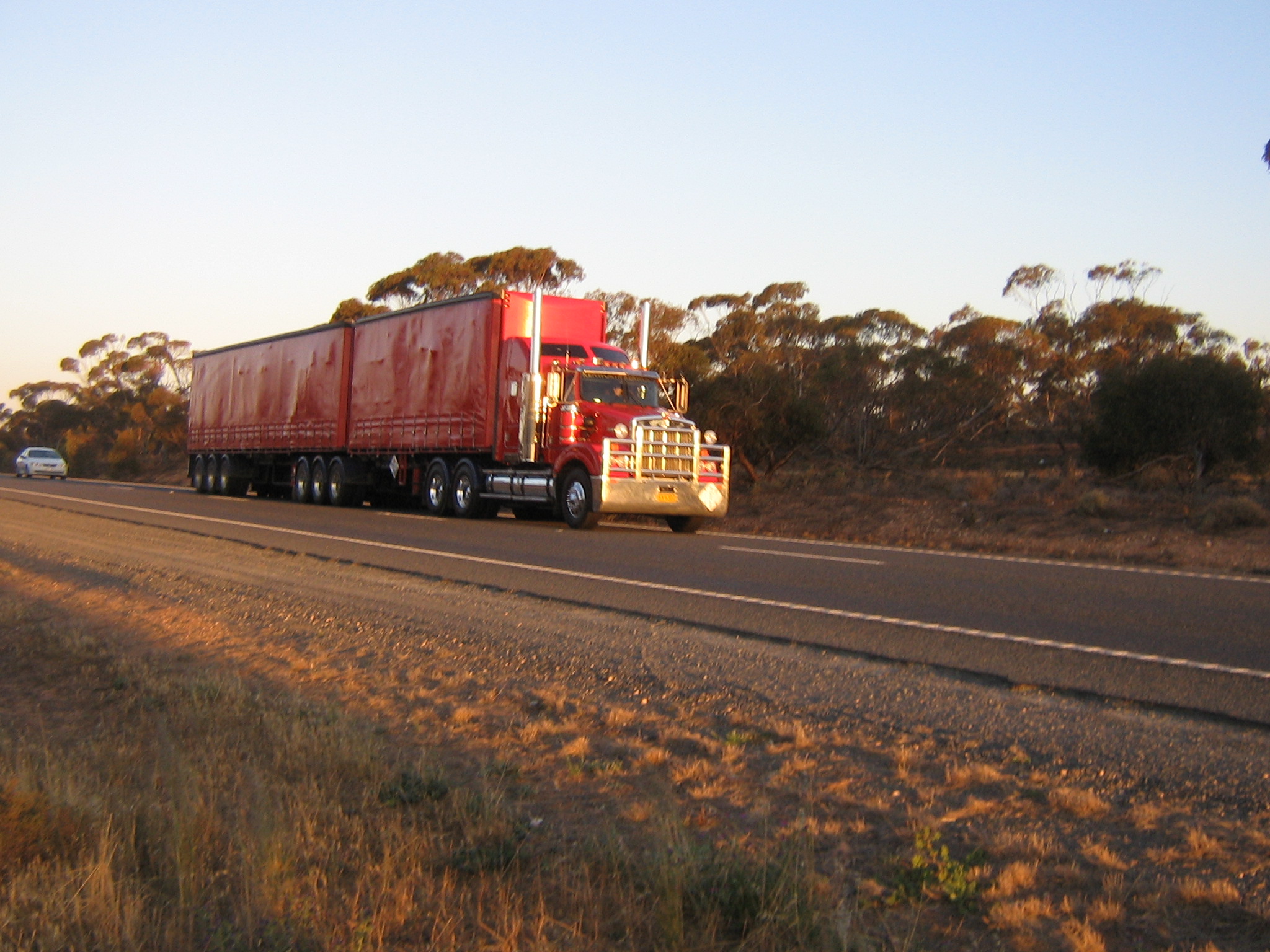 Red B double truck Safemed Red B double truck Safemed